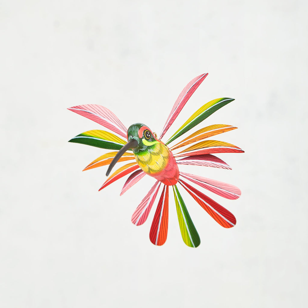 Colibrí Alebrije Madera Tallada – HUAKAL MX